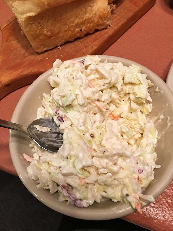 Creamy, crunchy coleslaw that knows its role&mdash;the perfect cool counterpoint to hot chicken. Not too sweet, not too tangy&mdash;just right.