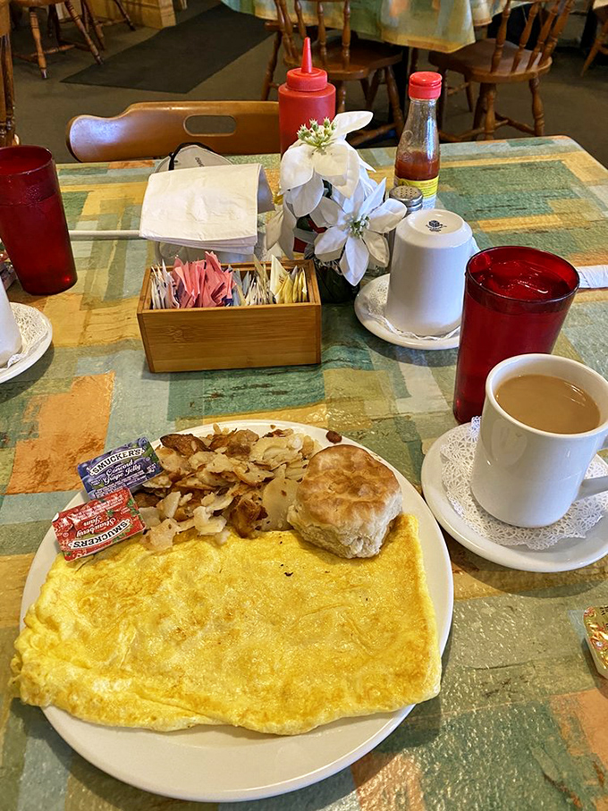 This isn't just breakfast&mdash;it's edible coastal Delaware, where creamy crab meets fluffy eggs in a romance worthy of a Nicholas Sparks novel.