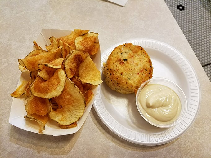 One crab cake is nice, but two? That's a party on a plate. The kind of simple pleasure that makes you question why we complicate things.