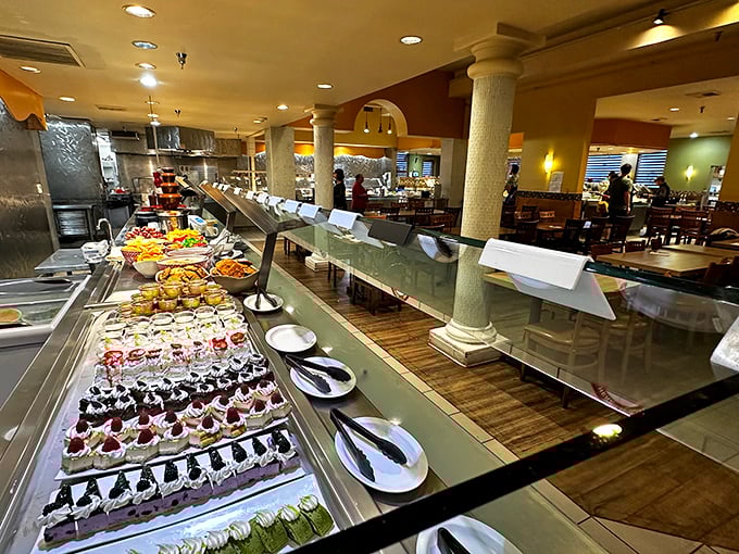 Dessert heaven isn't just the finale &ndash; it's a worthy co-star in this culinary show. Those mini parfaits are calling your name.