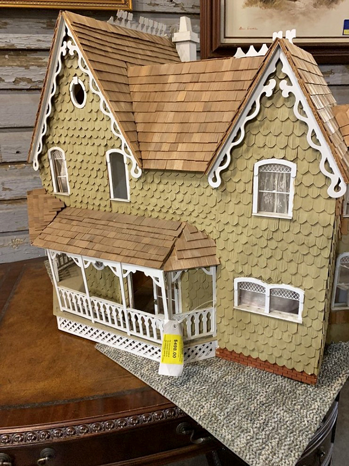 This dollhouse didn't come from a toy store&mdash;it's a miniature architectural marvel waiting for a new generation of imaginative caretakers.