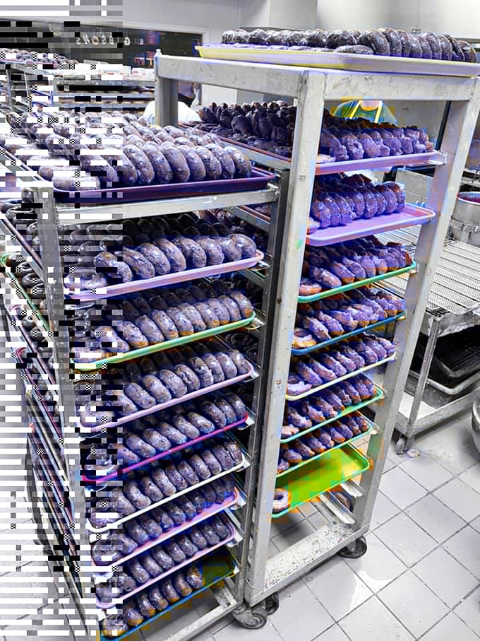 Donut heaven looks surprisingly like this&mdash;row after row of blueberry rings standing at attention, awaiting deployment to grateful Memphians.