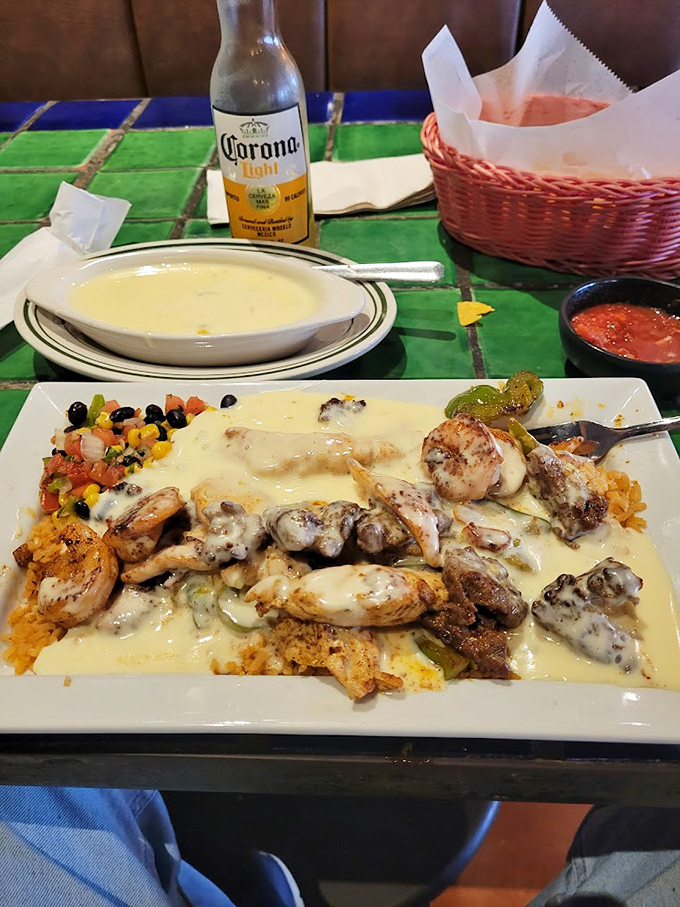 Surf meets turf in this seafood and steak extravaganza—a composition of flavors that would make Picasso jealous of culinary artists.