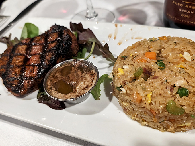 Filet mignon meets fried rice in a cross-cultural romance that works so well you'll wonder why all steakhouses don't embrace global influences.