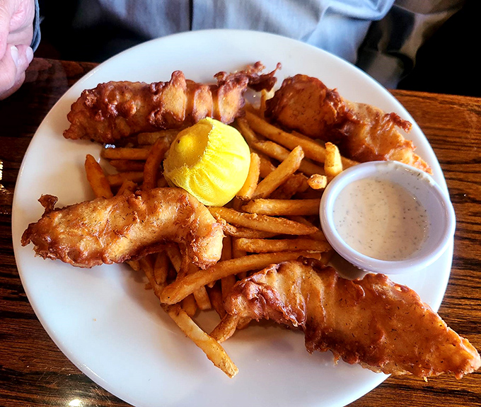 Golden-battered fish and crispy fries that would make the British proud. Comfort food that transcends borders and goes straight to your happy place.