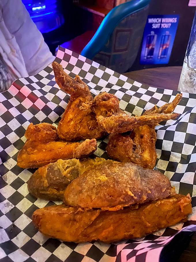 The Half Bird Meal doesn't whisper, it announces itself with audacious crunch and juicy meat that makes you wonder why you'd eat chicken any other way.