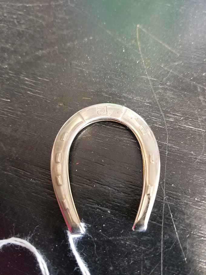 Not just good luck&mdash;this silver horseshoe might have clinked against Oklahoma soil during the land rush days. Small treasures often tell the biggest stories.