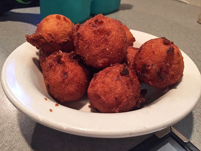 Hushpuppies so perfectly golden they deserve their own trophy case&mdash;crispy exterior giving way to a tender, slightly sweet interior.