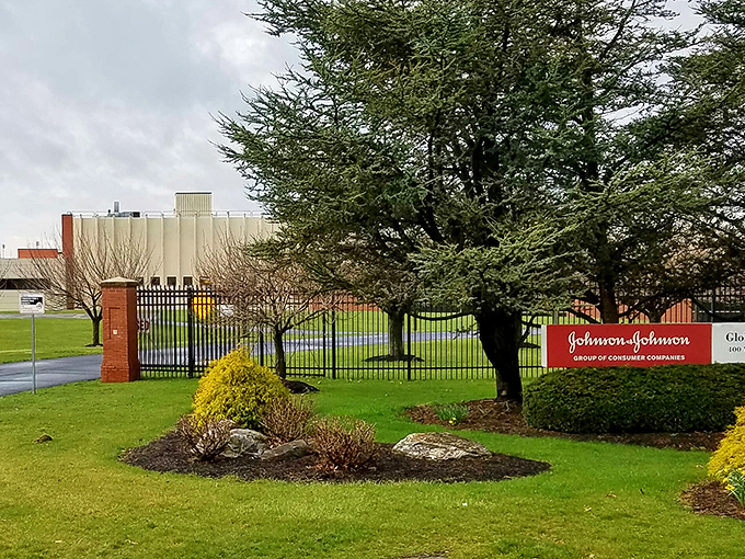 Even major corporations like Johnson & Johnson blend into Lititz's aesthetic with understated elegance. Corporate America taking notes from small-town sensibilities for once!