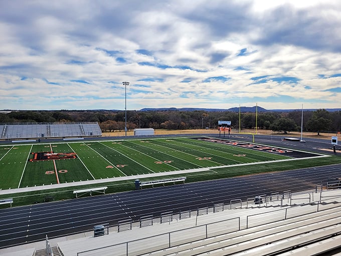 Friday night lights shine brightest at Llano Stadium, where high school football isn't just a game—it's the weekly community reunion that binds generations.