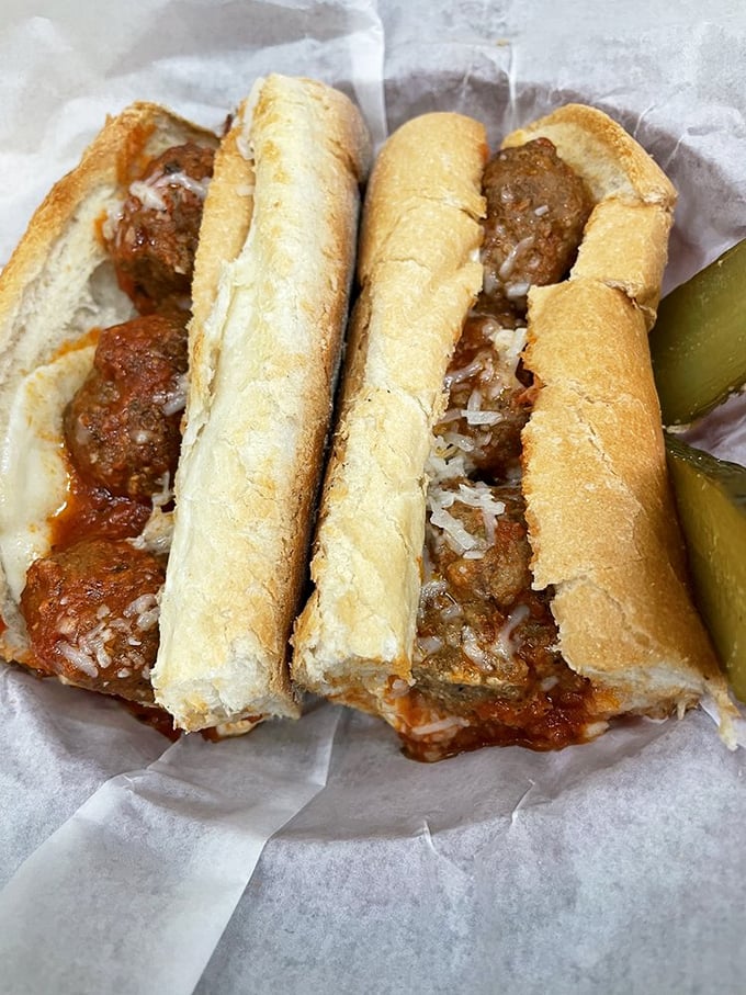 This meatball sub isn't just lunch&mdash;it's a commitment to excellence. The kind of sandwich that makes you cancel your afternoon appointments for a proper food coma.