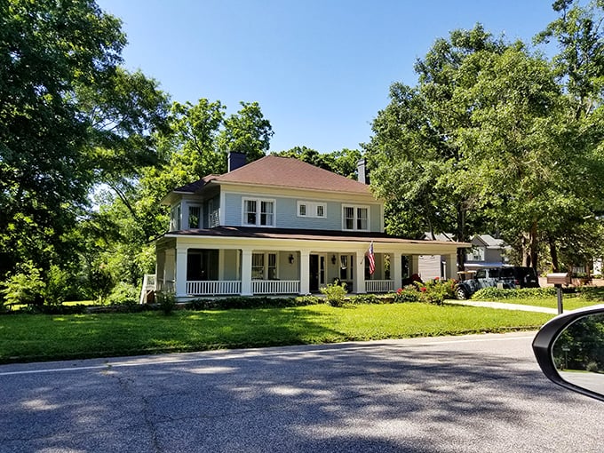 This isn't just a house &ndash; it's Southern architecture having its glamour shot. That wraparound porch practically whispers "sweet tea at sunset."