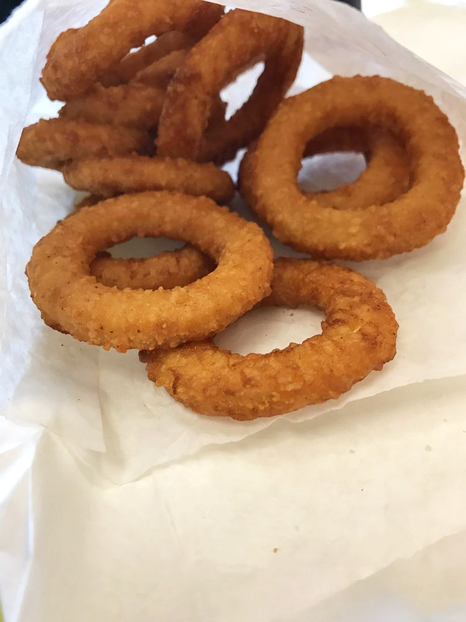 Golden halos of happiness&mdash;these onion rings achieve that mythical balance of crispy exterior and sweet, tender onion within.