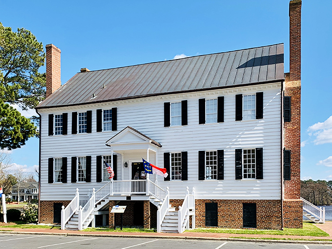 This stately waterfront residence once housed revolutionary women who knew tea parties weren't just for social occasions but for making history.