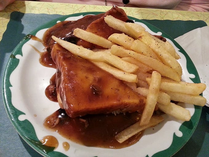Roast beef swimming in gravy alongside fries that somehow maintain their crispness &ndash; a culinary magic trick worth the drive alone.