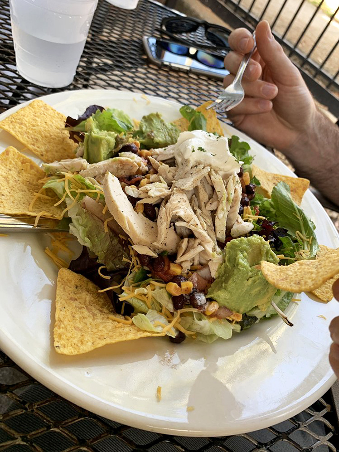 This salad isn't just playing the health card&mdash;it's a vibrant arrangement of fresh ingredients that could convert even the most dedicated carnivore.