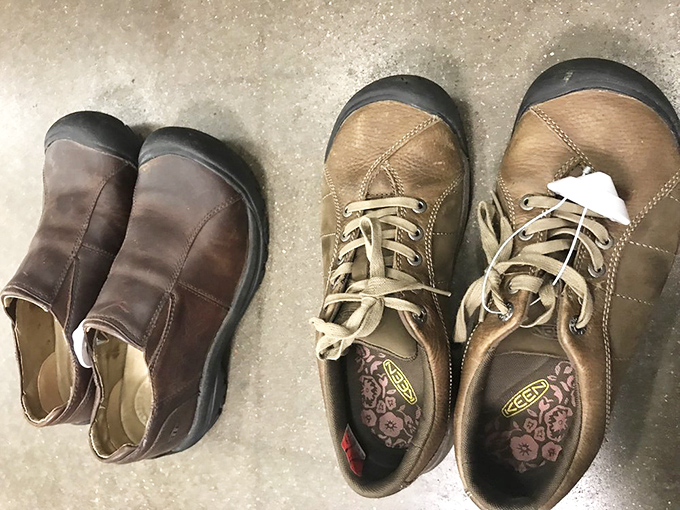 These well-loved Keens and leather slip-ons have stories to tell&mdash;mountains climbed, cities explored, adventures waiting for new feet.