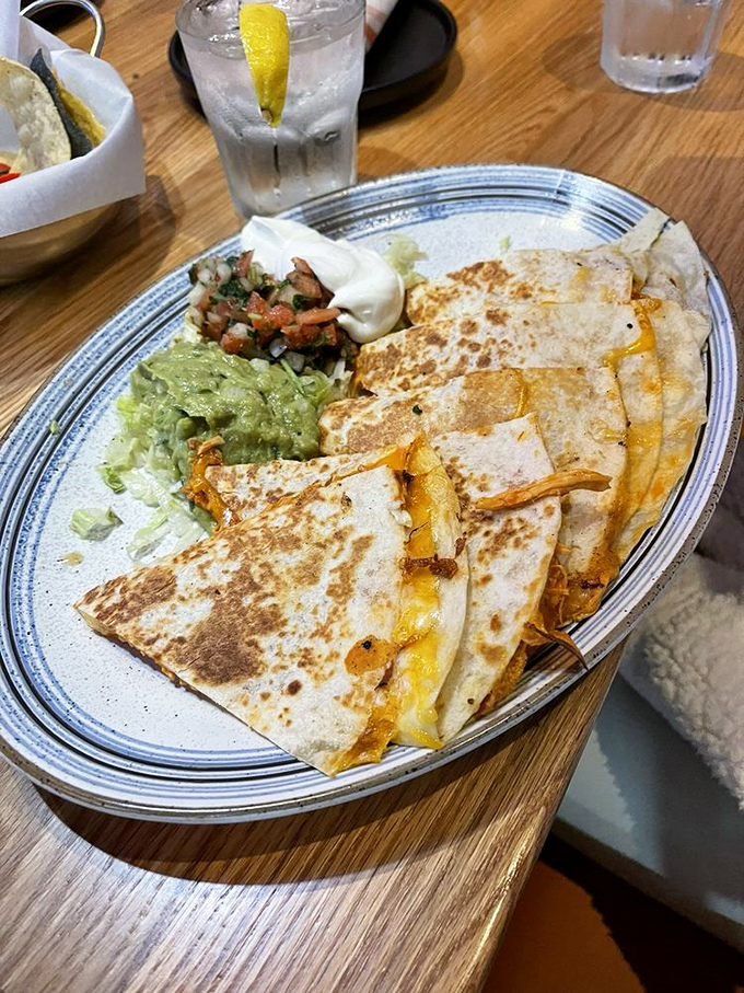 A quesadilla shouldn't just be a vehicle for melted cheese&mdash;it should be an experience. This golden-brown masterpiece with guacamole and pico could convert any fast-food aficionado.