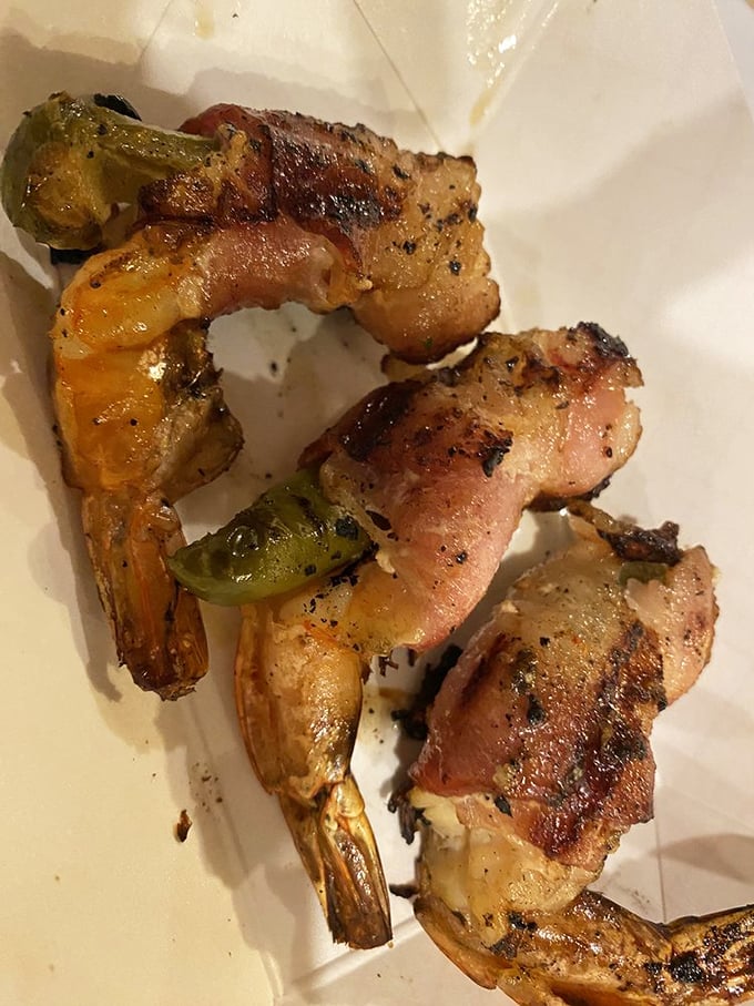 Shrimp Brochette that deserves its own theme music &ndash; succulent seafood that would make landlocked diners weep with joy.