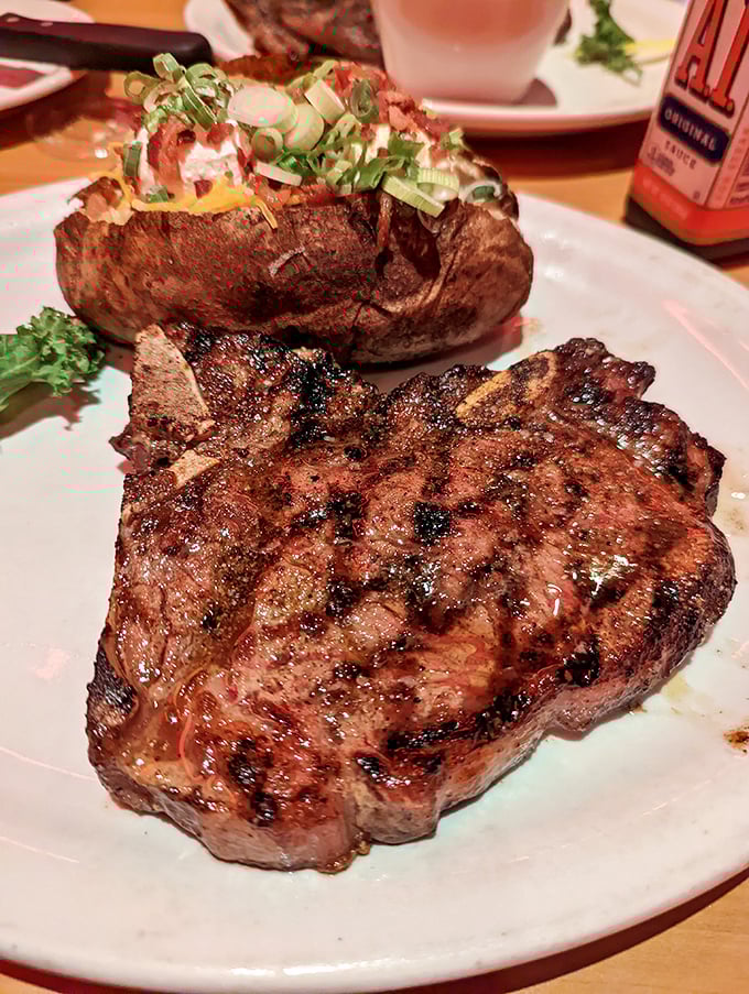 When your steak needs a sidekick, this loaded sweet potato answers the call with heroic levels of toppings.