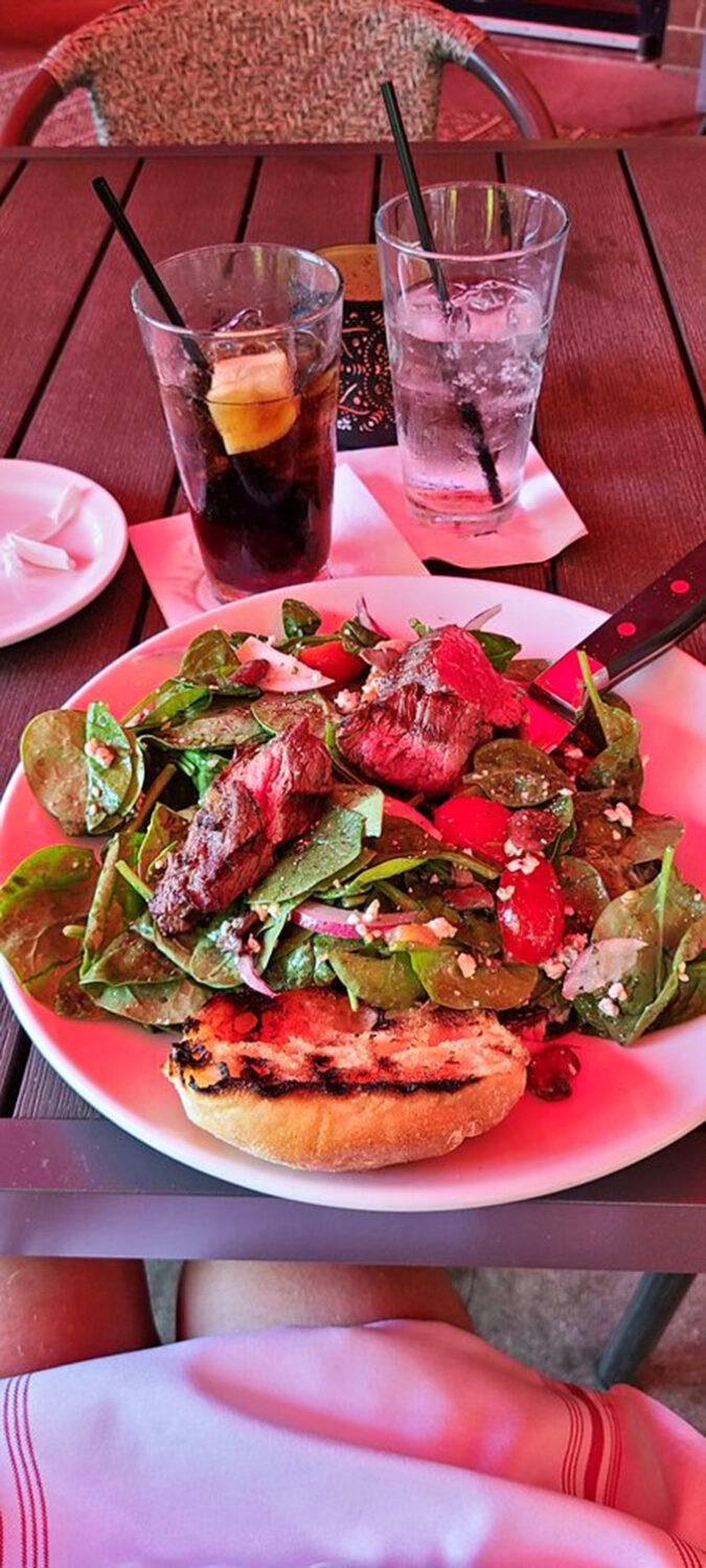 Who knew a salad could make you forget your vegetable-avoiding childhood? Tender steak slices transform these greens into something worth celebrating.
