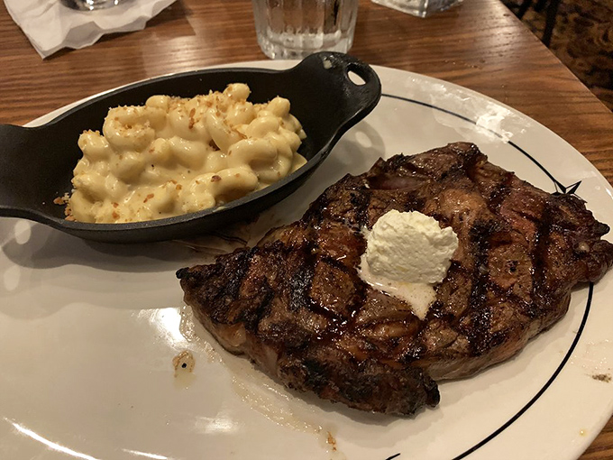 The mac and cheese isn't just a side—it's making a compelling argument to be the main attraction in this delicious custody battle.