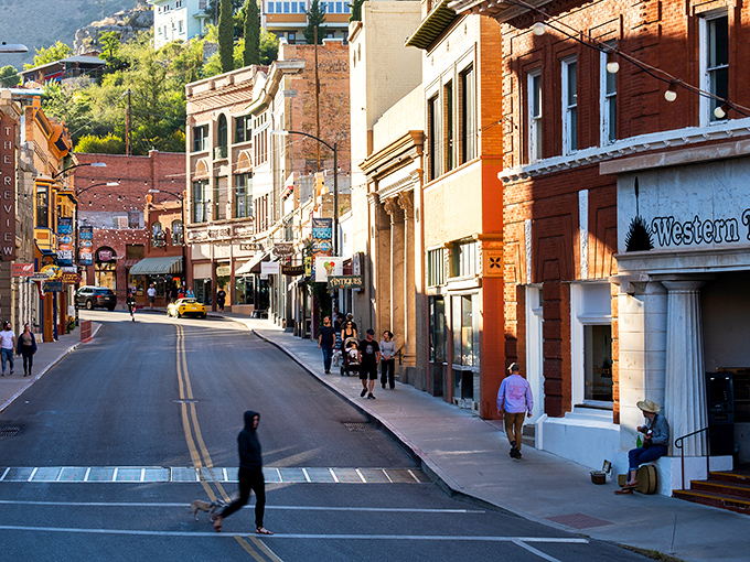 Strolling Bisbee's streets feels like walking through a time portal where Victorian elegance meets desert sunshine and creative entrepreneurship.