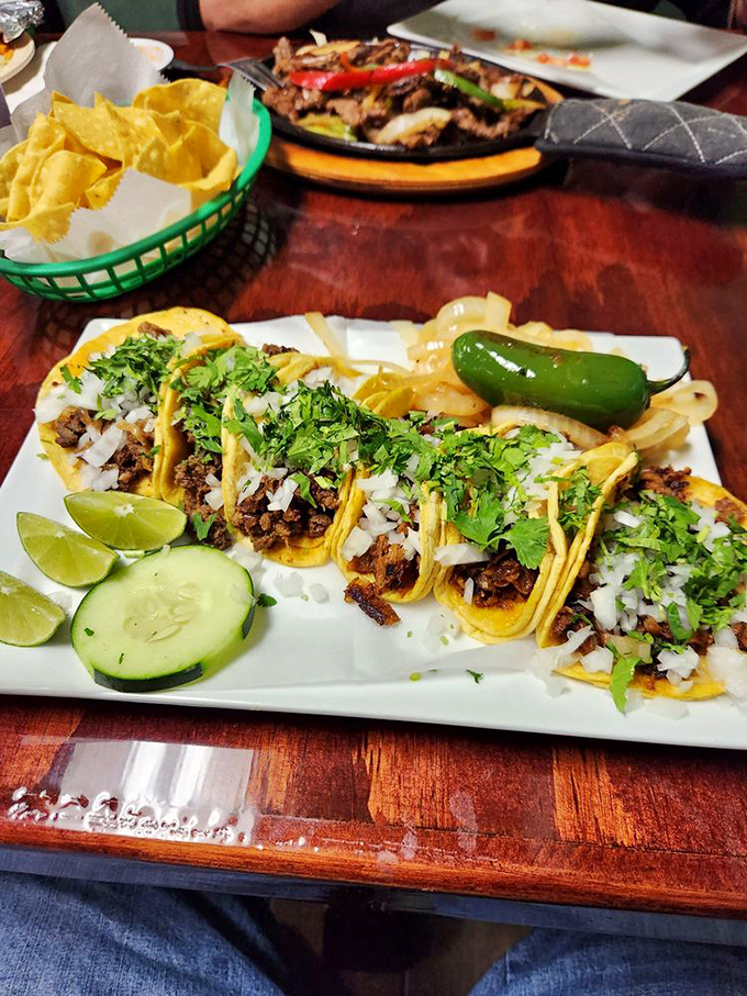 These aren't your fast-food chain tacos. The cilantro and onion topping is the little black dress of taco garnishes&mdash;simple, classic, perfect.