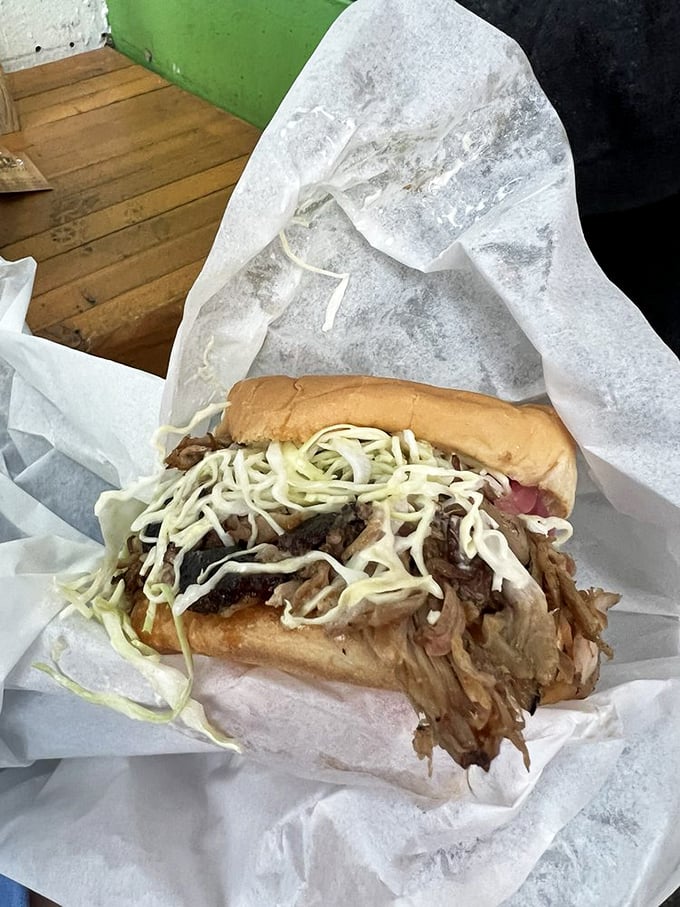 This Texas Pork sandwich doesn't just speak with a drawl&mdash;it sings with flavor. The colorful giardiniera adds both crunch and sass.