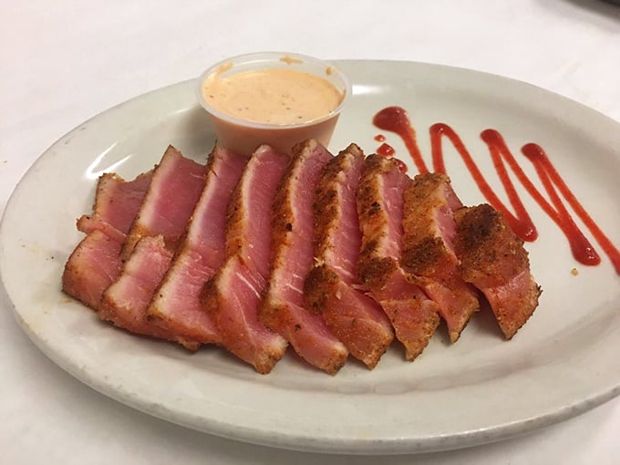 Seared tuna that's blushing pink in the middle&mdash;like a shy teenager who knows they're the coolest kid at school.