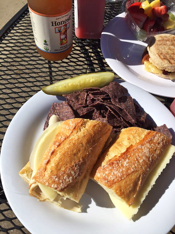 This isn't just a sandwich&mdash;it's architecture. Golden French bread supporting layers of turkey and cheese like delicious structural beams of flavor.
