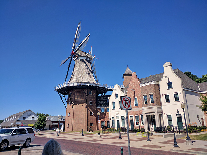 The Vermeer Windmill isn't just for show—it's a working piece of Dutch engineering that makes modern wind turbines look like upstart youngsters.