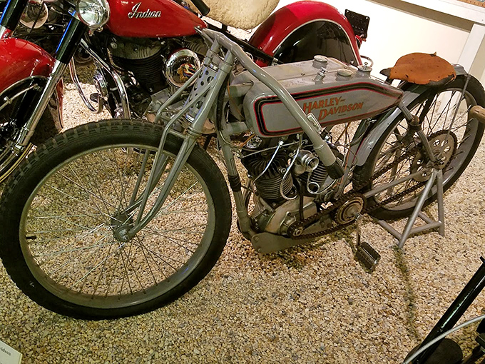 Before motorcycles were weekend toys, they were revolutionary freedom machines&mdash;this vintage Harley represents American ingenuity on two wheels.