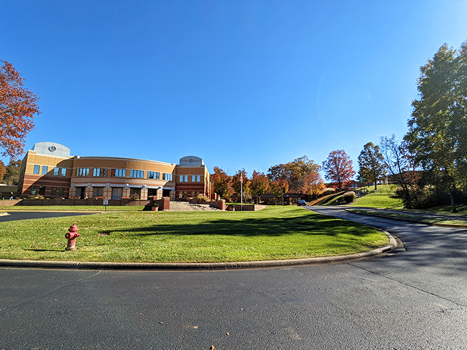 This modern building stands as proof that Marietta isn't just living in the past. Even history needs somewhere to study itself.