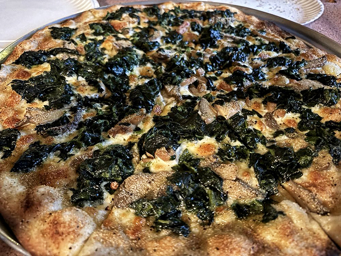 Boxed and ready for the journey home, this pie proves some of life's greatest treasures come in cardboard containers. 