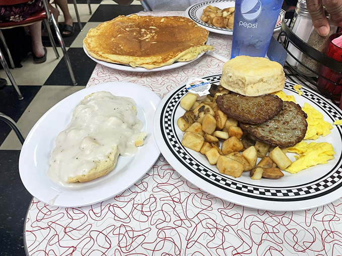 Biscuits and gravy: the breakfast equivalent of a warm hug. That creamy blanket of gravy doesn't just cover the biscuit&mdash;it embraces it.