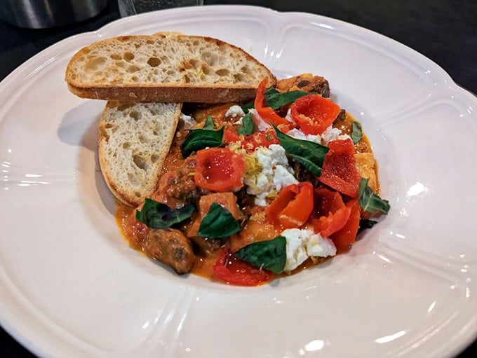 This isn't just braised beef; it's a savory sonnet served with crusty bread for sopping up what might be the world's most delicious punctuation.