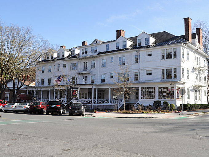 The Red Lion Inn has been welcoming travelers since the 18th century, proving that hospitality never goes out of style.