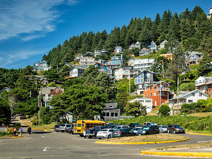 A village that understood the assignment: build where every home gets a million-dollar view. Coastal living stacked like a delicious layer cake.