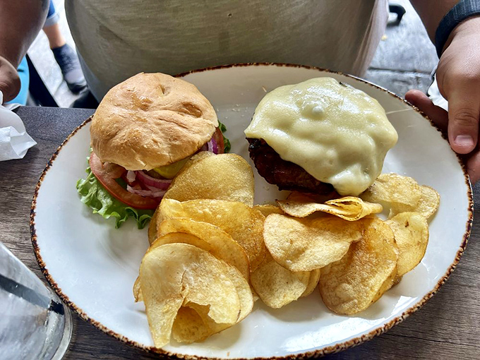 Burgers that remind you why America's favorite sandwich deserves respect. Those house-made chips aren't just sides&mdash;they're supporting actors worthy of their own award.