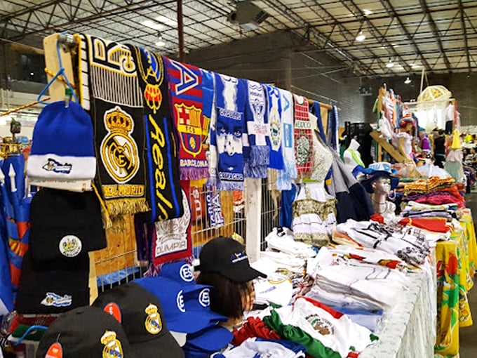 Soccer scarves and team gear galore! Even if you can't bend it like Beckham, you can certainly dress like his biggest fan.