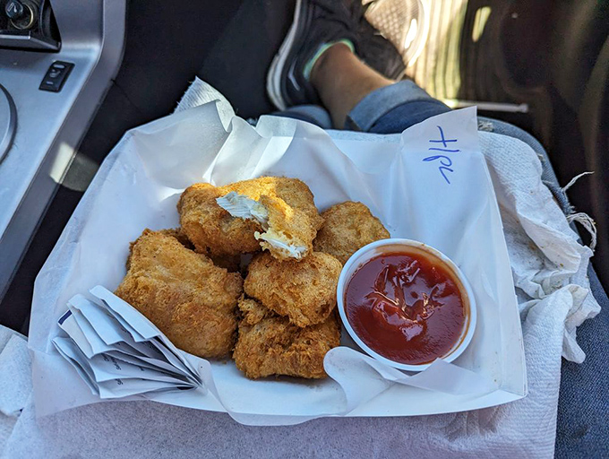 That moment when you break into your first piece and realize this isn't just fried fish&mdash;it's an edible Oregon treasure.