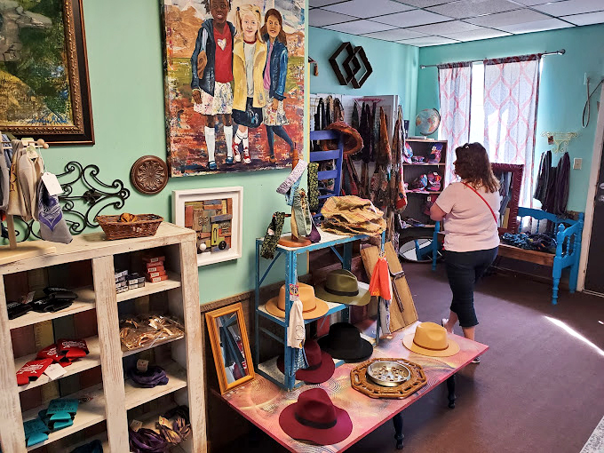 This corner feels like a boutique your stylish aunt would own, where candy and craftsmanship create an unexpected duet.