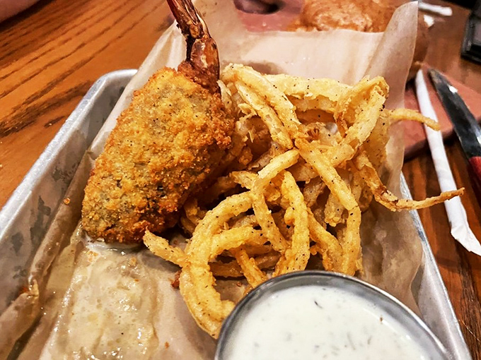 Crispy on the outside, gooey on the inside &ndash; these fried delights with string fries are what diet plans fear most.