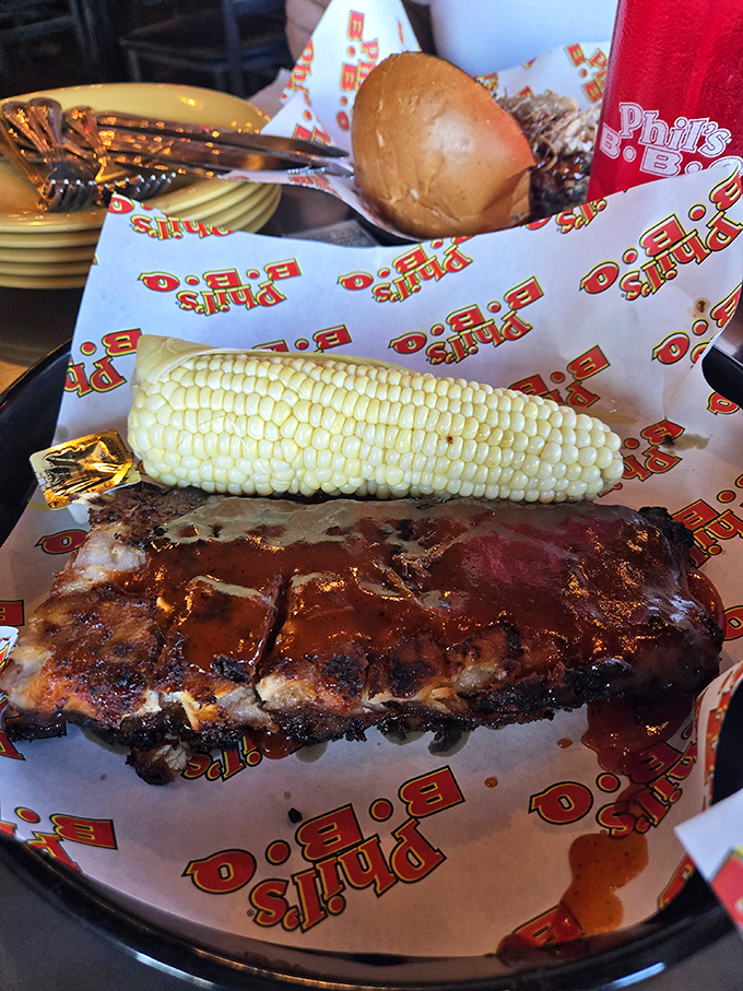 The kind of ribs that make vegetarians question their life choices. Glistening with sauce and bursting with smoky flavor&mdash;resistance is futile.