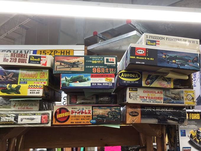 Vintage model kits that transport you straight back to childhood Saturday afternoons. Each box contains equal parts nostalgia and unfinished business.
