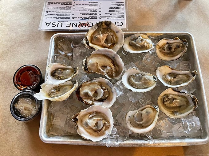 Fresh oysters on the half shell&mdash;nature's perfect appetizer. Just a squeeze of lemon and a moment of appreciation required.
