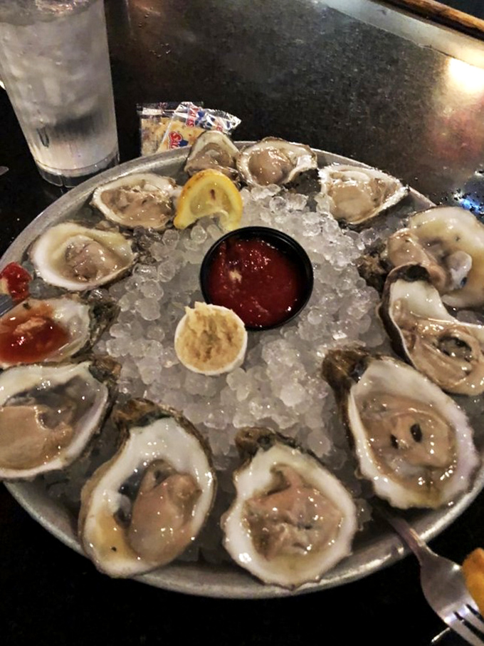 Fresh oysters on ice: nature's perfect appetizer doesn't need much more than a squeeze of lemon and good company to enjoy them with.