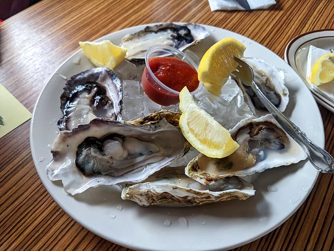 Fresh oysters on the half shell&mdash;nature's perfect appetizer. Just add lemon, a dab of cocktail sauce, and momentarily pretend you're seaside.