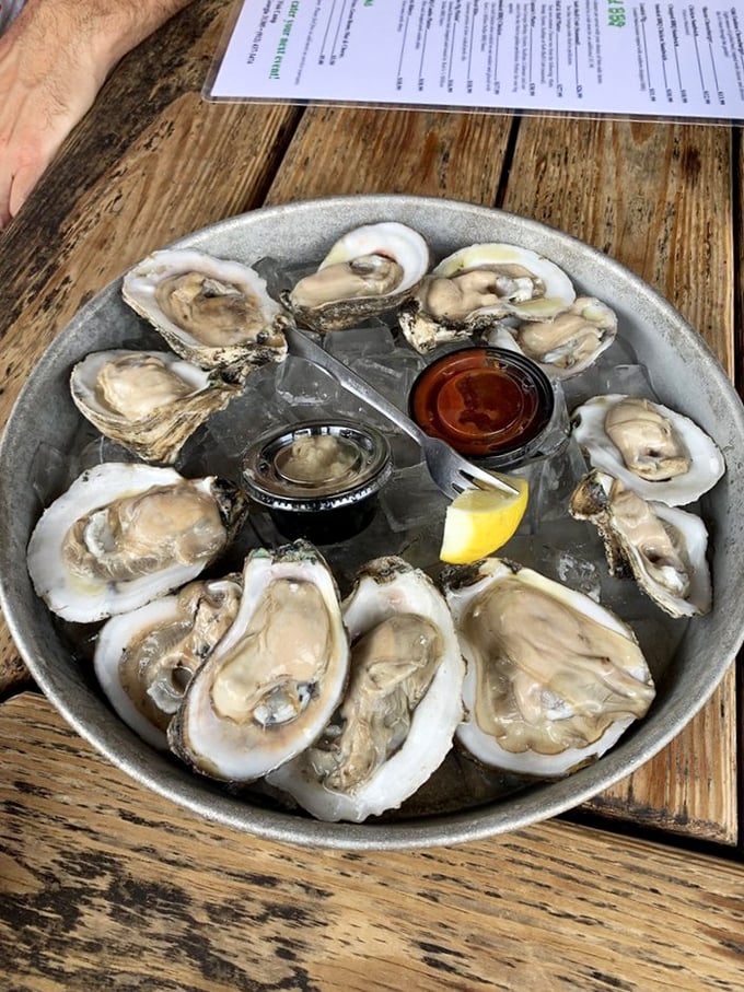 These oysters aren't just fresh&mdash;they're practically giving you side-eye for interrupting their morning swim.